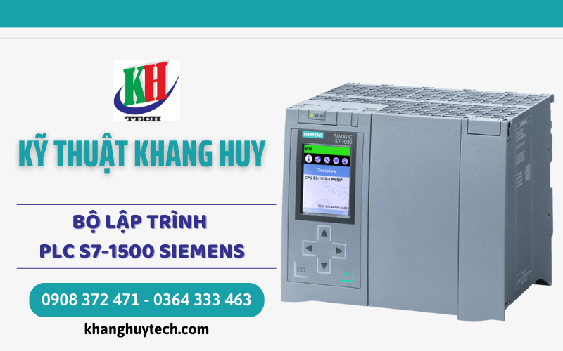 Tổng quan dòng sản phẩm PLC LOGO, S7-200-1200-1500 tại Khang Huy Tech